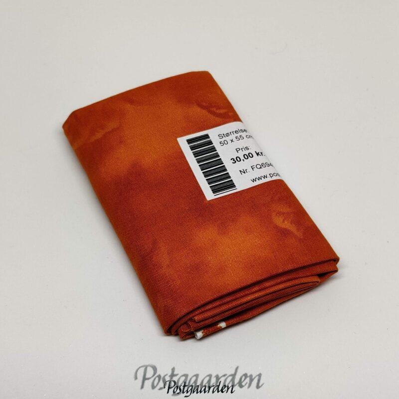 FQ6940 - Brændt meleret patchworkstof med roser | POSTGAARDEN