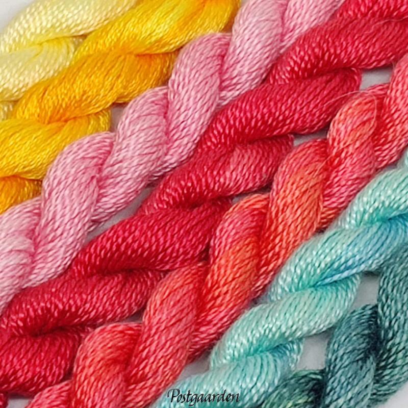 Håndfarvet perlegarn nr. 8 - POSTGAARDEN | Patchwork- , Strik og Broderi Butik online & Hjørring