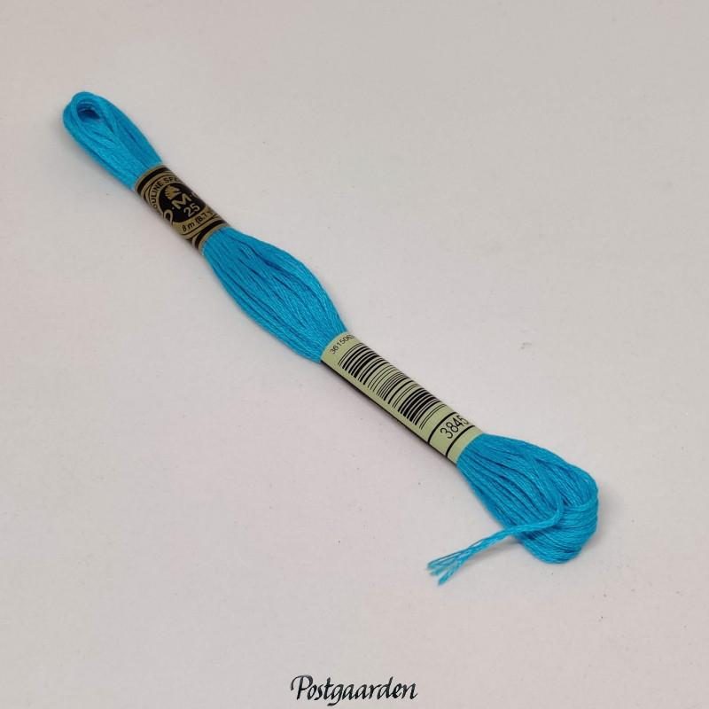 DMC Broderigarn 3845 - Medium Bright Turquoise - POSTGAARDEN ...