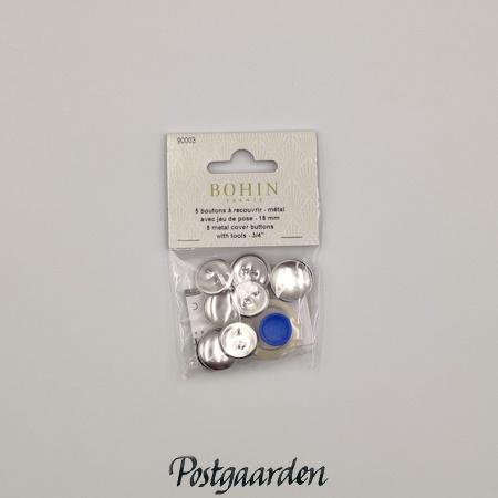 18mm Lav selv knapper - 5 stk. - POSTGAARDEN | Patchwork- , Strik og Broderi Butik online & Hjørring