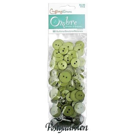 Grønne knapper - POSTGAARDEN | Patchwork- , Strik og Broderi Butik online & Hjørring